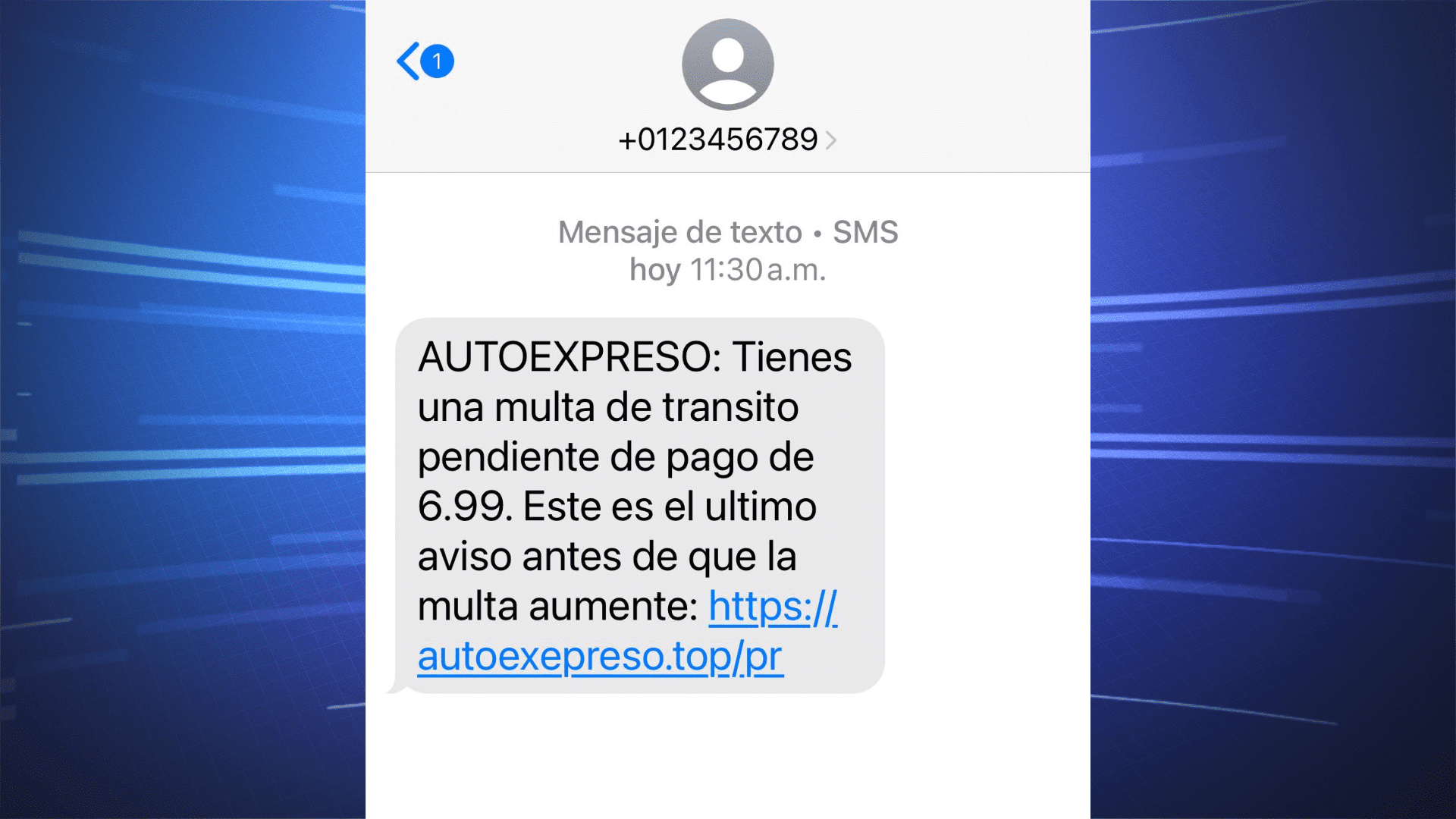 Alertan sobre esquema de fraude con mensajes de texto de AutoExpreso ...