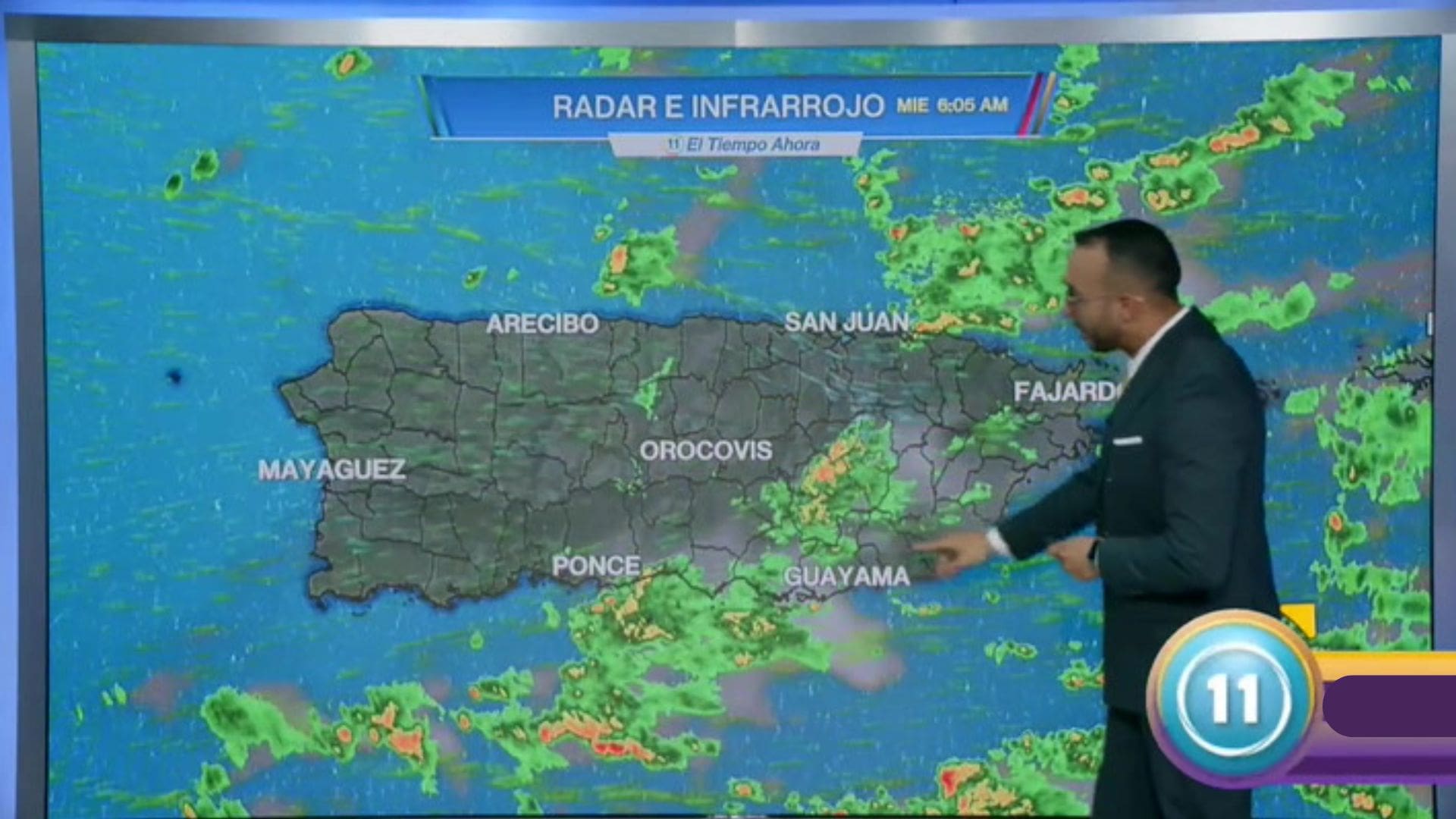 ¡Sombrilla en mano! Se esperan aguaceros para el área metropolitana y zona este - TeleOnce TV ...