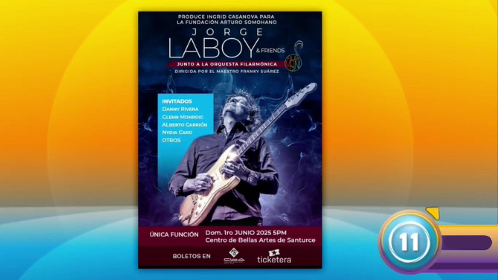 Jorge Laboy : una estrella local e internacional - TeleOnce TV | Vívelo