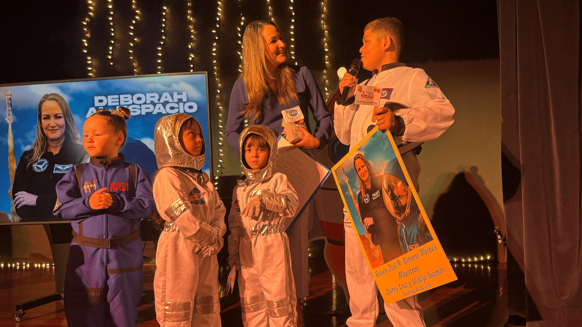 Deborah Martorell inicia en Morovis su gira educativa rumbo al espacio ...