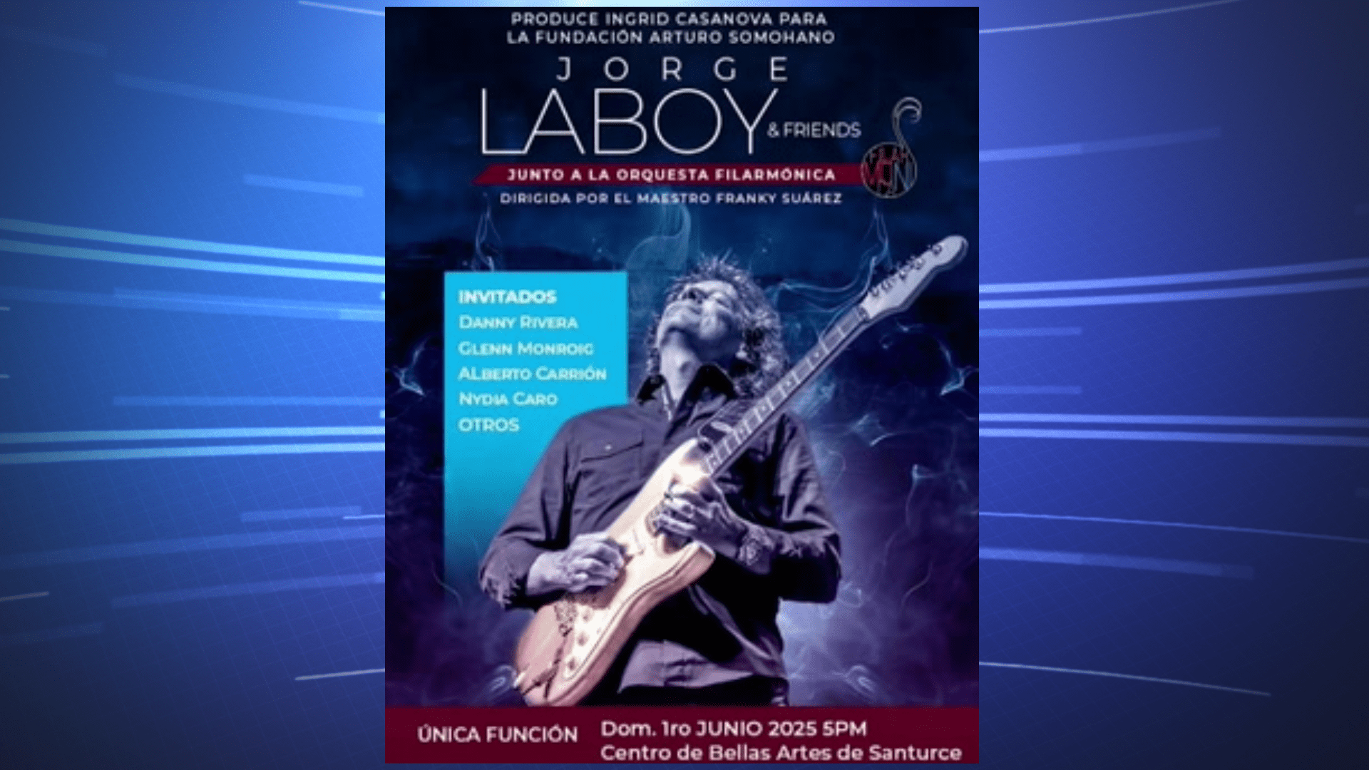 Jorge Laboy define concierto como una “celebración de música y ...