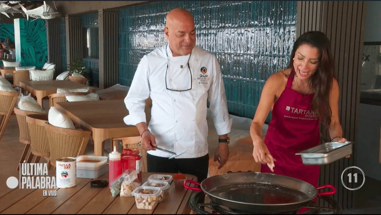 Lúgaro le mete a la cocina con el chef campeón de la World Paella Day ...