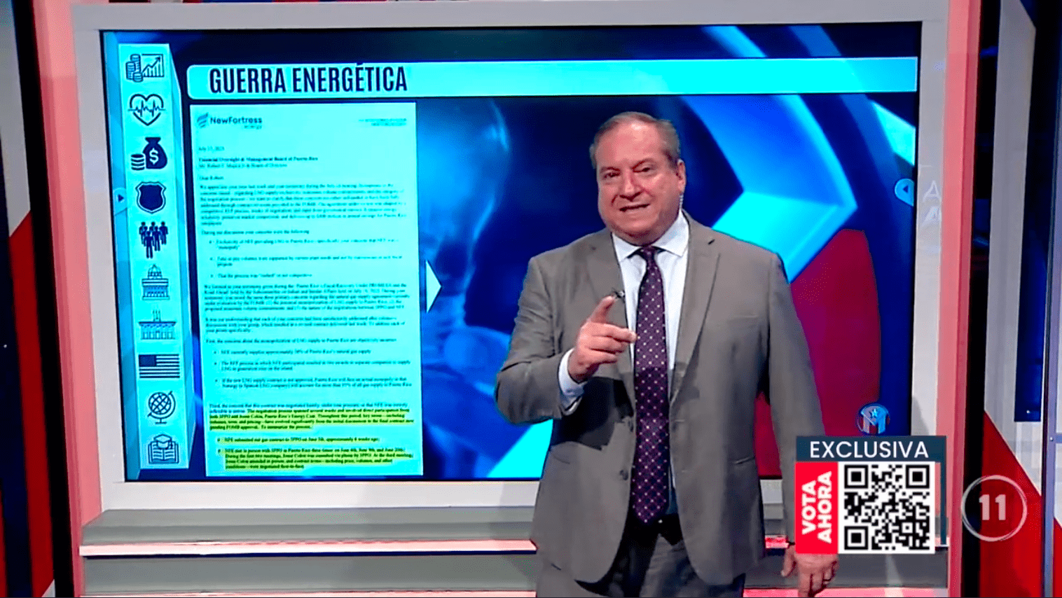 Jorge Colberg presenta carta que New Fortress le habría enviado a la ...