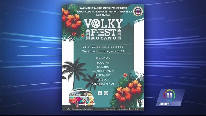 Volky Fest regresa a Moca tras 15 años de ausencia - TeleOnce TV | Vívelo