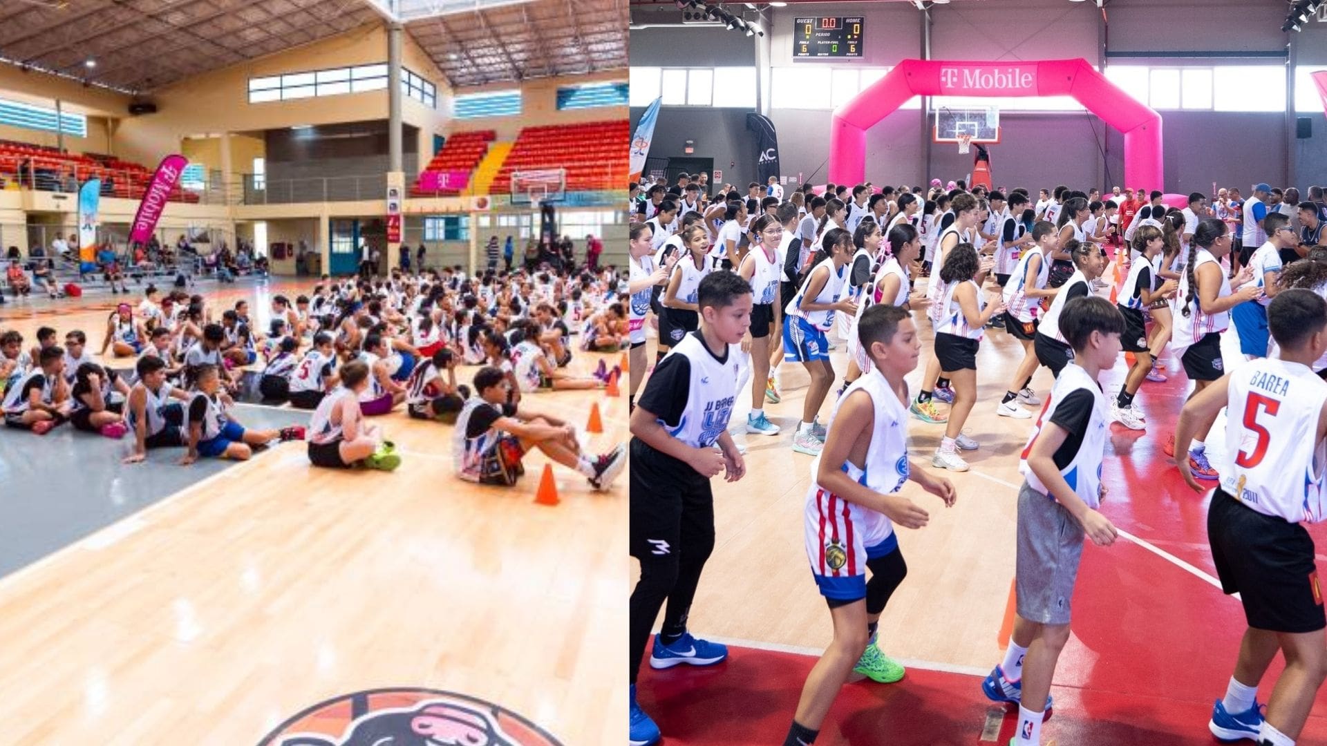 Cientos de niños se benefician del campamento de baloncesto de la Fundación JJ Barea - TeleOnce ...