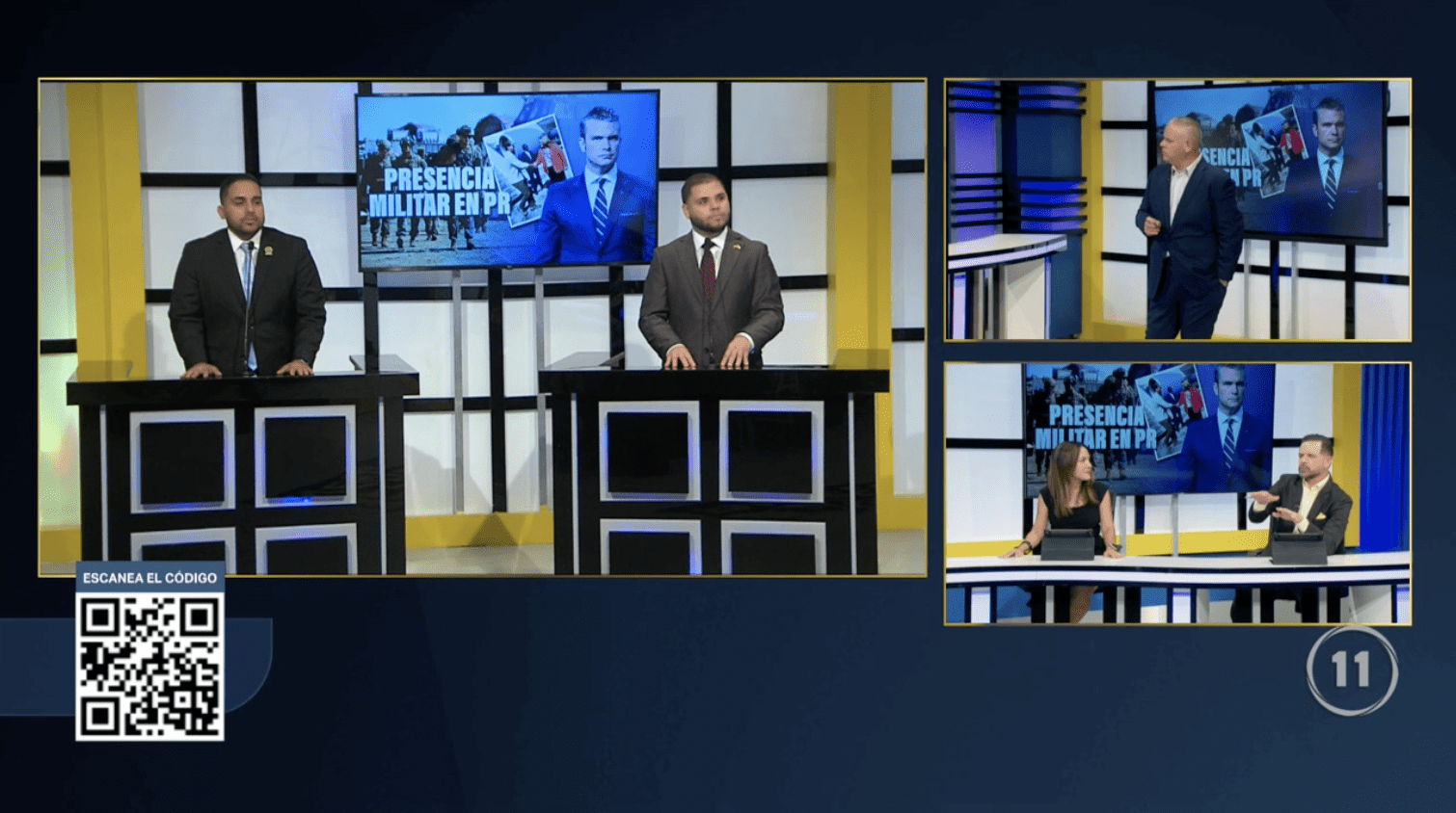 PPD y PNP discuten la presencia militar en Puerto Rico - TeleOnce TV ...