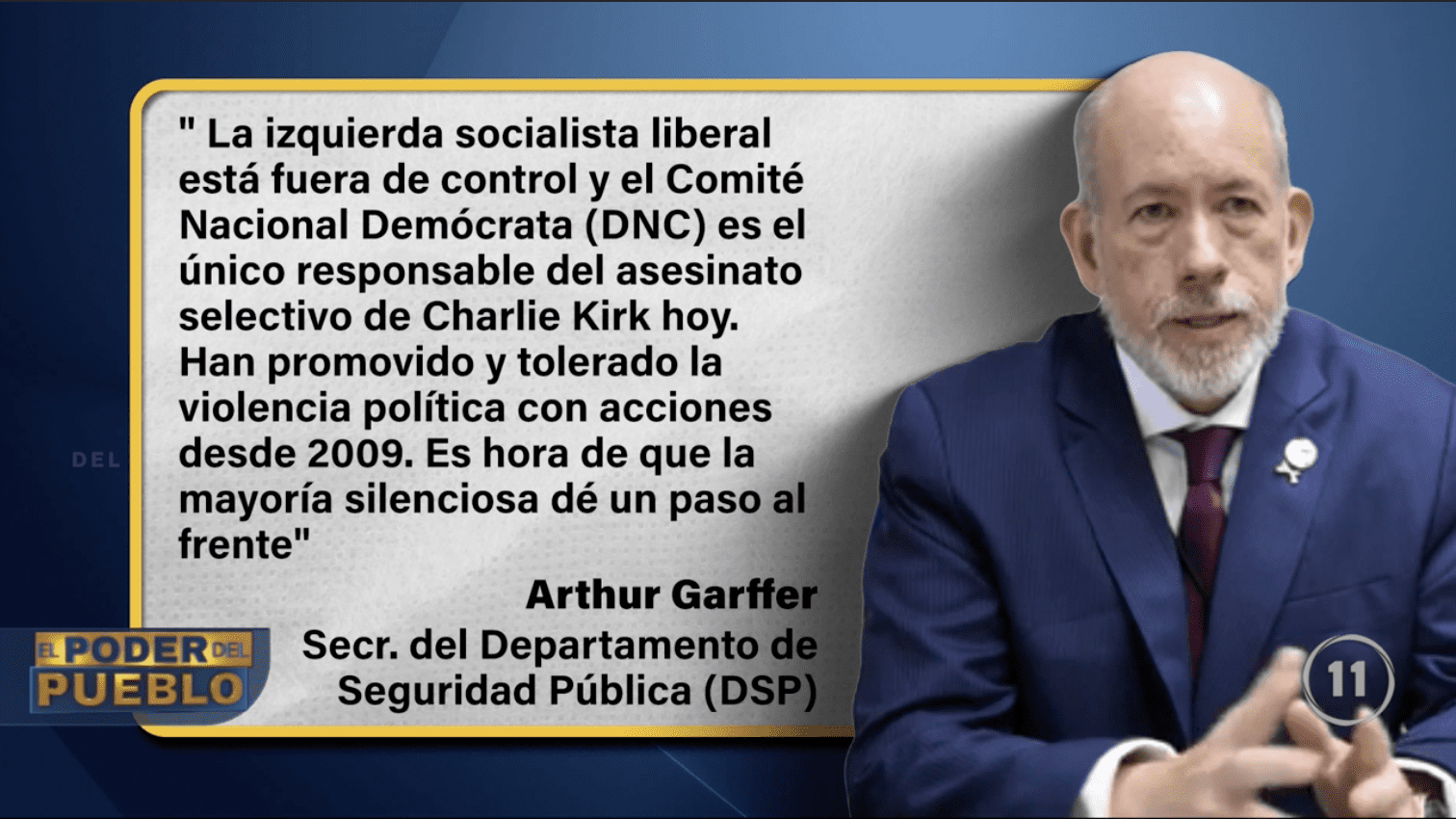 Le caen chinches al secretario de Seguridad Pública, Arthur Garffer ...