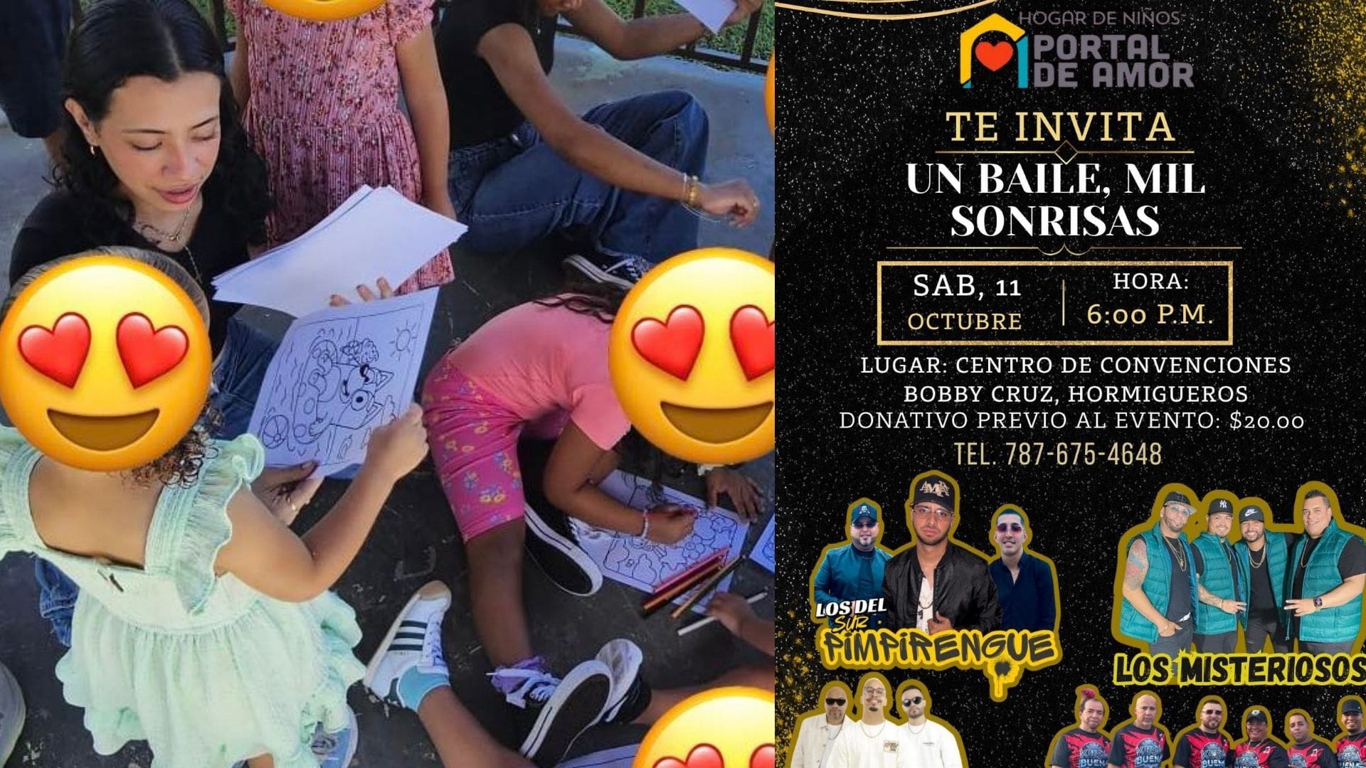 Hogar Portal de Amor organiza bailable benéfico en apoyo a la niñez ...