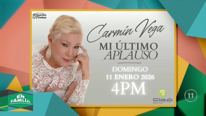 Carmín Vega se despide de los escenarios con presentación en el Bellas ...