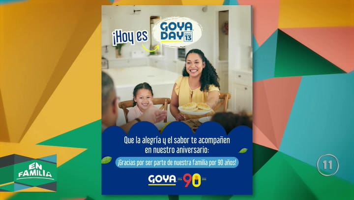 Goya celebra 90 años de sabor y tradición - TeleOnce TV | Vívelo