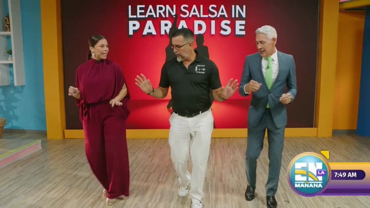 Instructor demuestra que cualquiera puede aprender salsa - TeleOnce TV ...